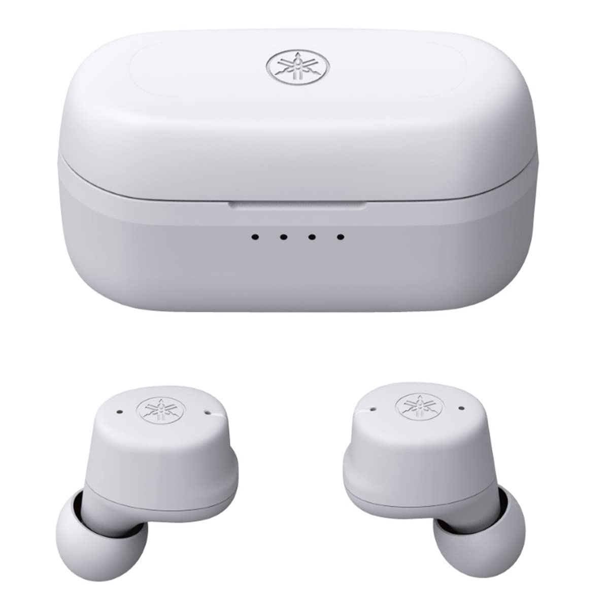 YAMAHA TW-E3C True Wireless Earbuds with Ambient Sound, Clear Voice Calling, & Gaming Mode (Gray), Small