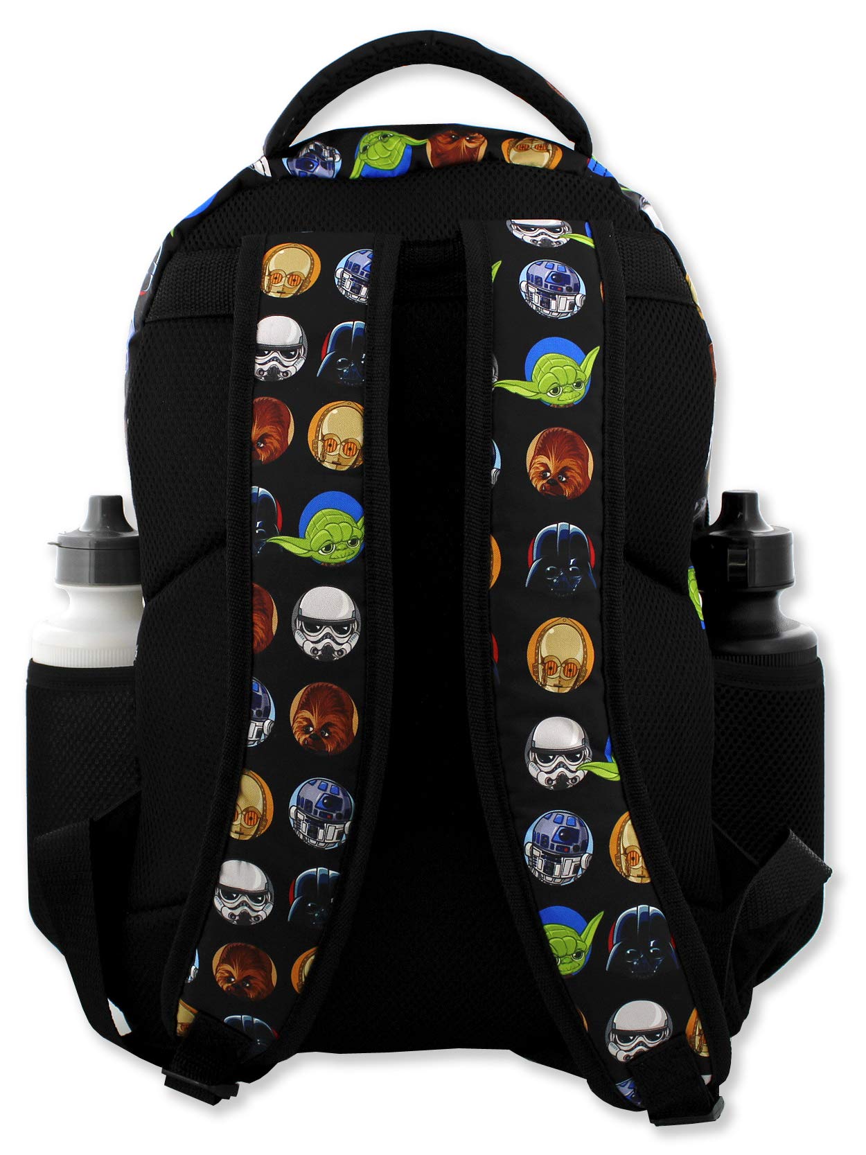 Star Wars Boy's Girl's Adult's 16 Inch School Backpack (One Size, Black)
