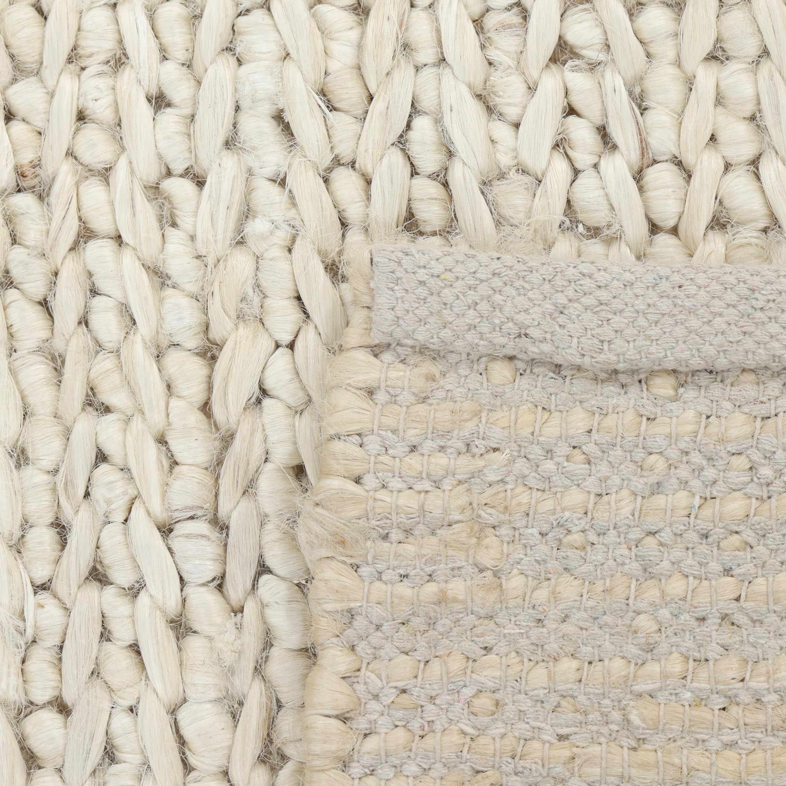 Handmade Transitional Jute Contemporary Beige Area Rug 9 x 12