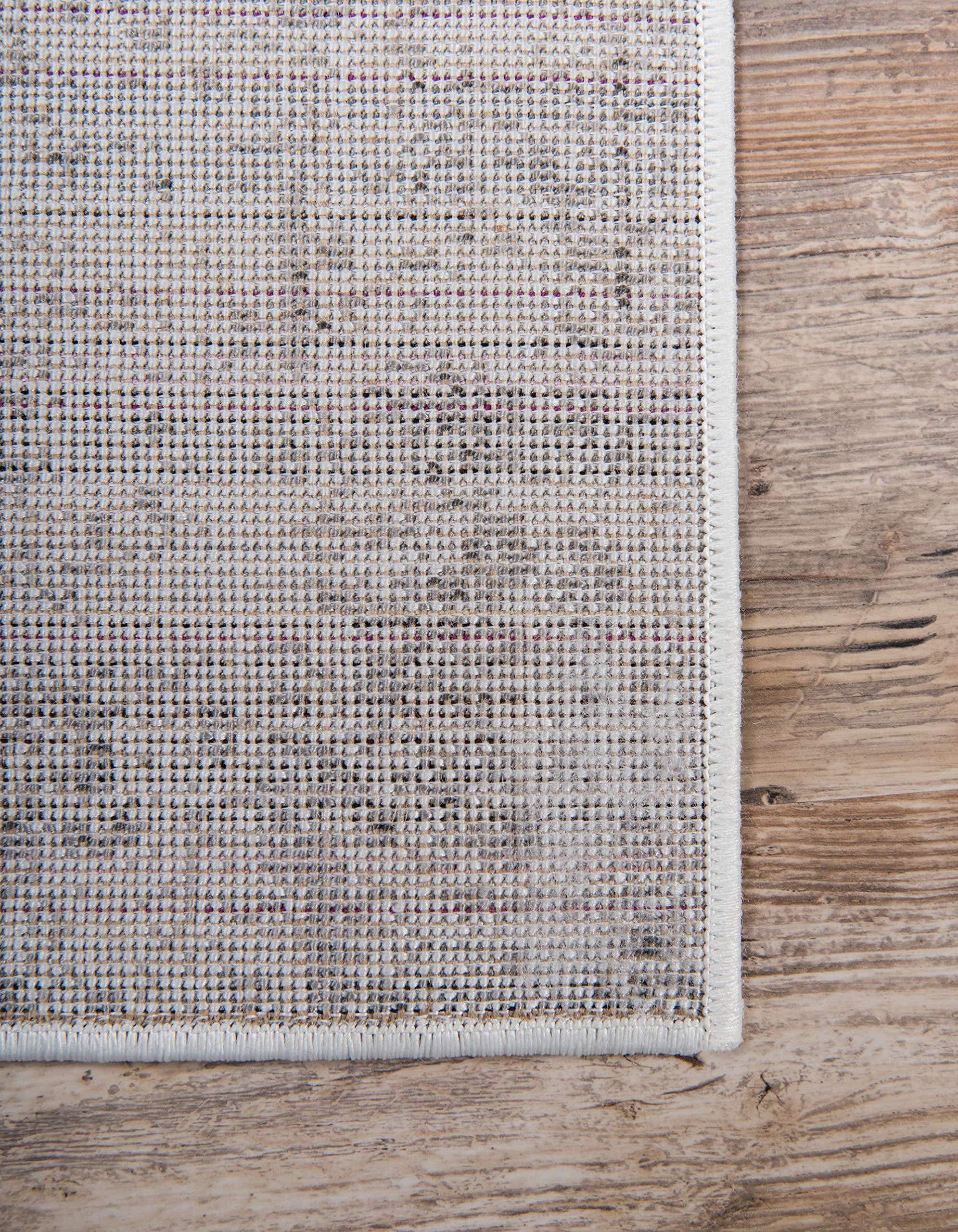 Unique Loom Sofia Collection Area Rug - Casino (7' 1" x 10' Rectangle, Gray/ Beige)