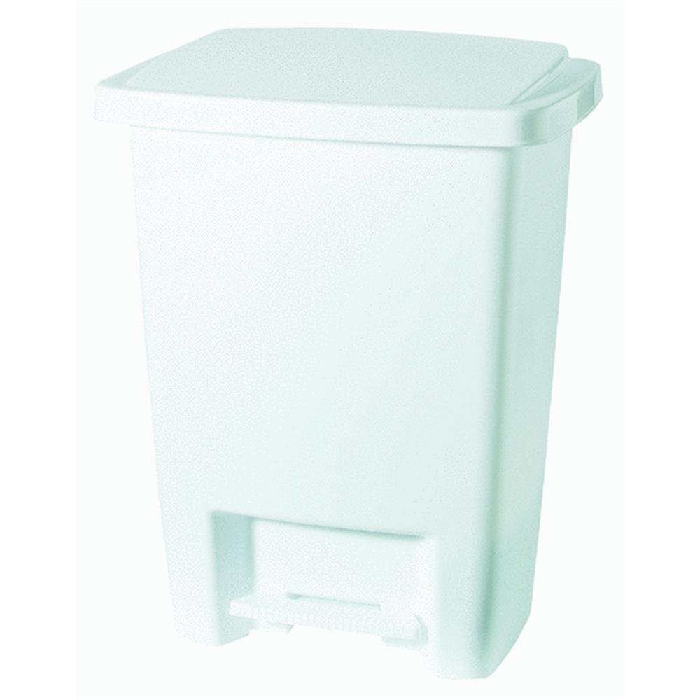 Rubbermaid Inc 33Qt Wht Wastebasket 2841-87 Wastebaskets Kitchen