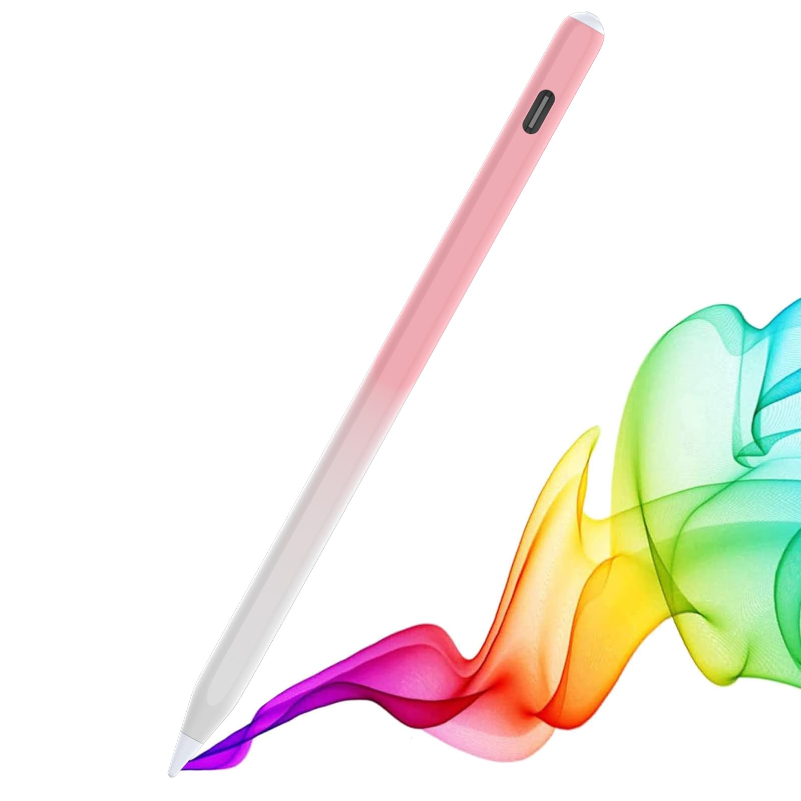 Stylus Pen for Apple iPad 13/12.9/11-inch, iPad Air M2 2024 for 13/11-inch, iPad Pro Pencil 3/4/5/6th Generation, iPad 10th-6th Gen, Compatible (2018-2024) with Fast Charging & Palm Rejection