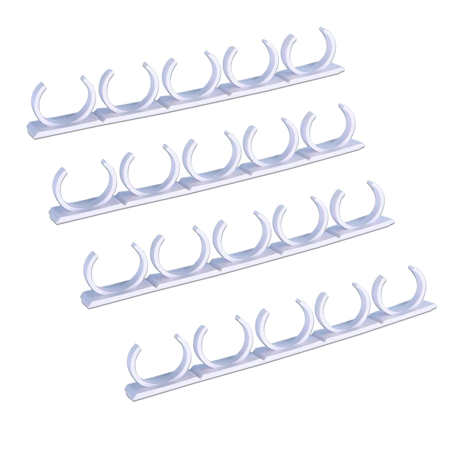 HSIULMY 20 Jar Spice Gripper Clip Strips for Kitchen Universal Spice Rack,Extra Strength Adhesive Spice Racks Gripper Clips Strips,Magnetic Spice Rack Gripper Clips