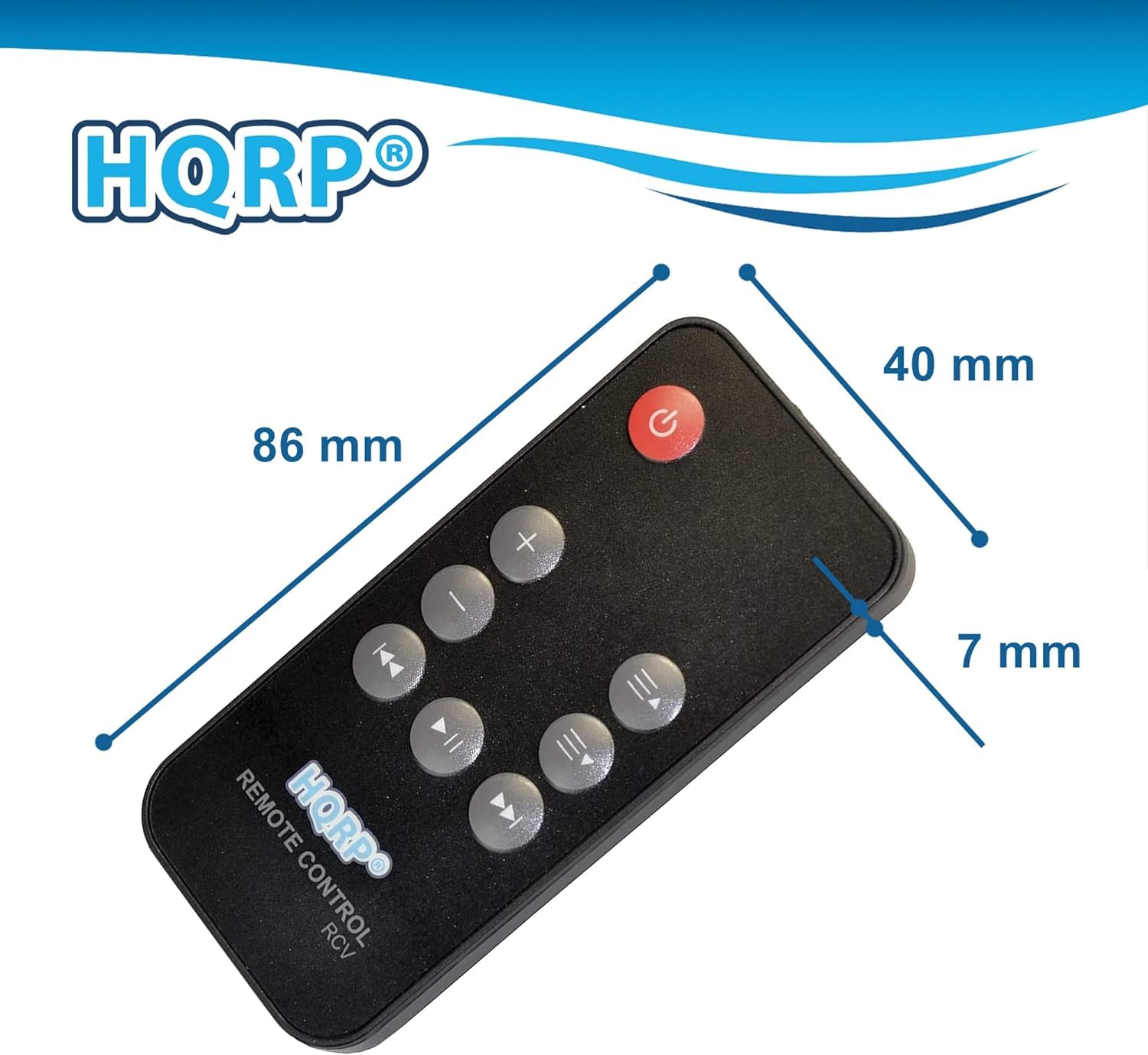 HQRP Remote Control Compatible with Bose SoundDock Series II (2), Series III (3), SoundDock Portable Digital Music System Speaker Dock Controller, Replacement for Bose SoundDock Series II Remote