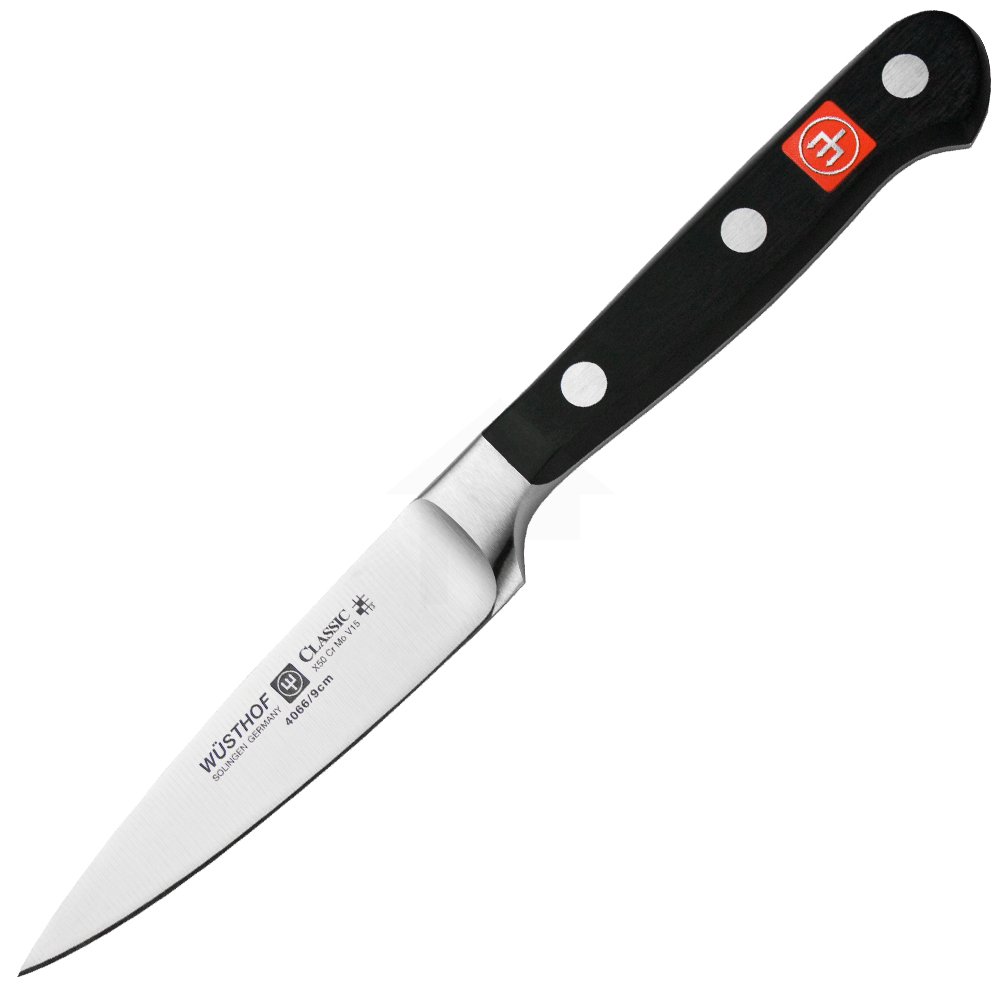 Wusthof Classic Paring Knife, One Size, Black, Stainless Steel