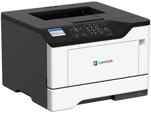 Lexmark MS520 MS521dn Desktop Laser Printer - Monochrome - 46 ppm Mono - 1200 x 1200 dpi Print - Automatic Duplex Print - 350 Sheets Input - Ethernet - 120000 Pages Duty Cycle