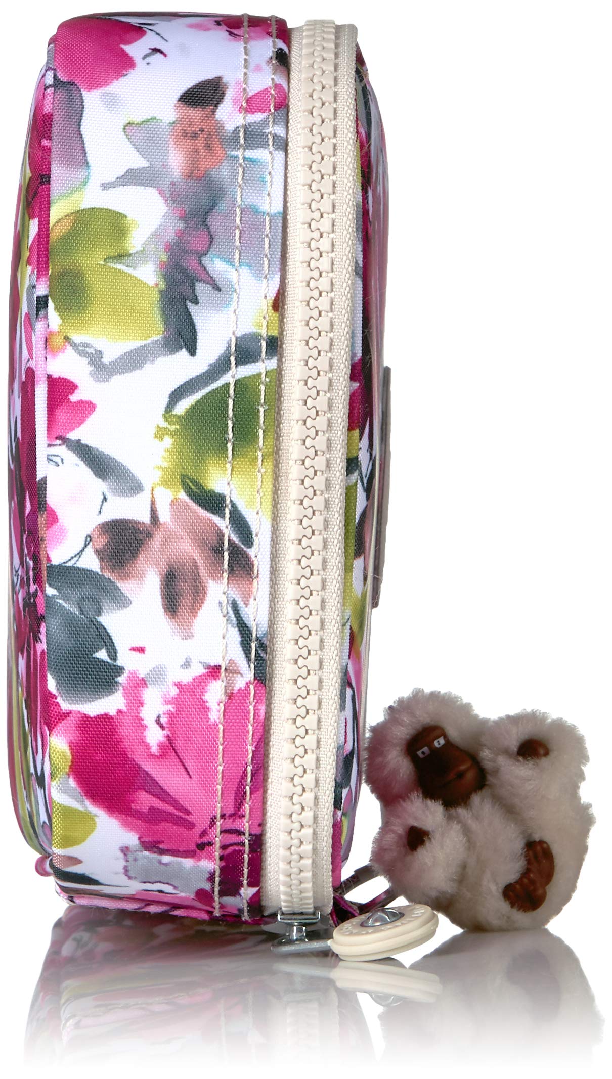Kipling Women's 100 Pens Printed Case, Accessories, Art Supplies, Makeup, Travel Organizer, Roaming Roses, 6" L X 8.25" H X 2" D