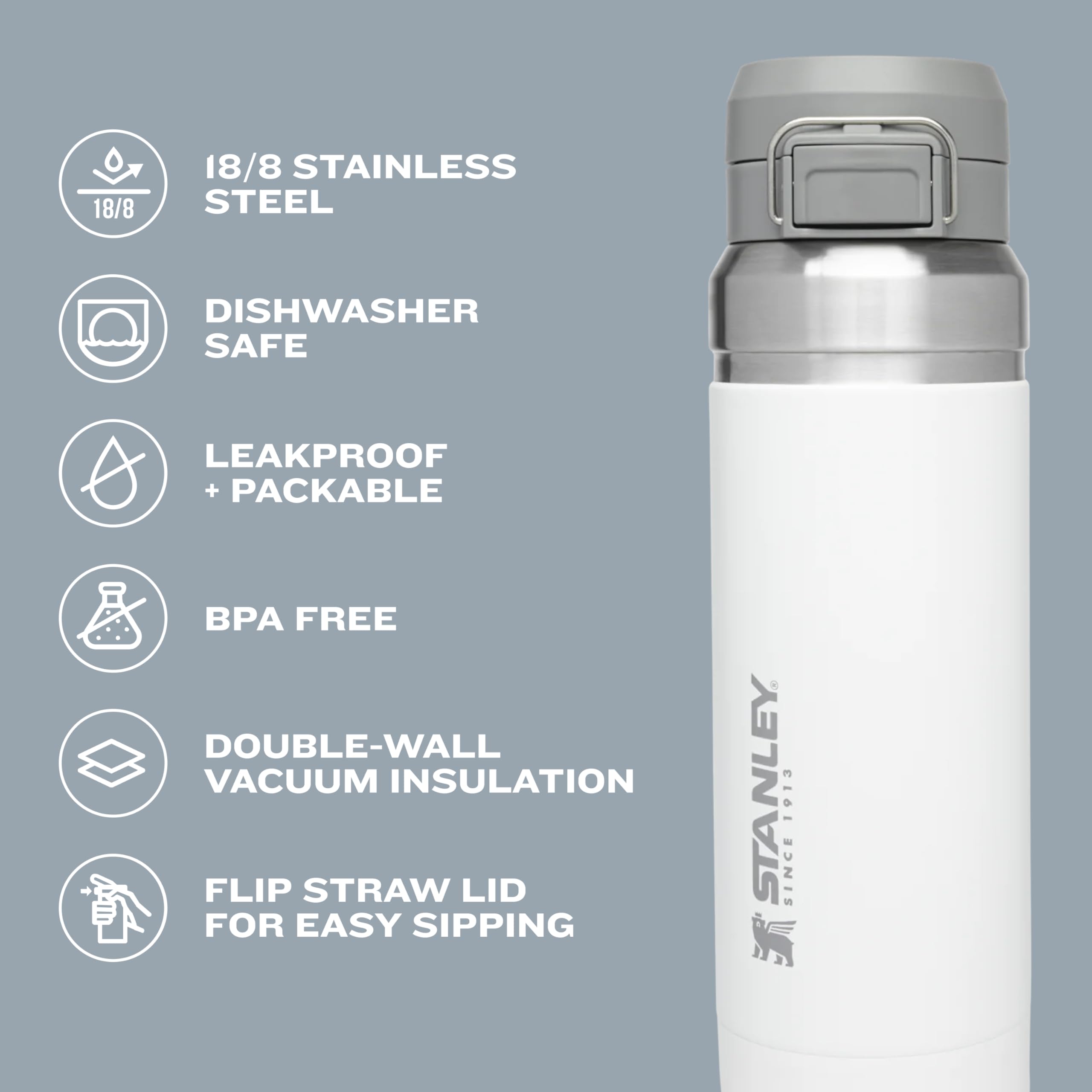 Stanley GO The Quick Flip GO Bottle 24OZ Lilac
