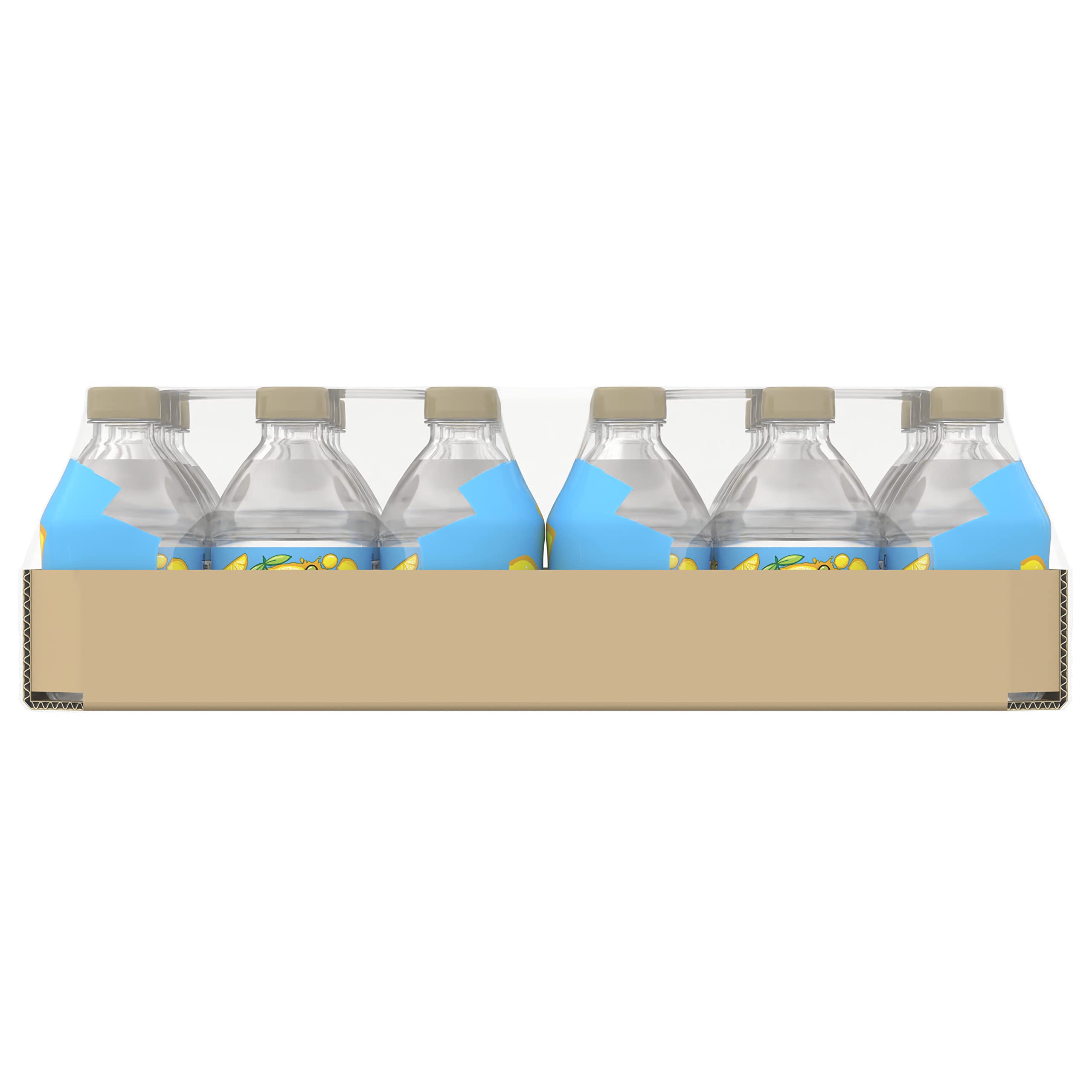 Splash Refresher, Lemon Flavor Water Beverage, 8 Fl Oz Plastic Bottles (24 Count)