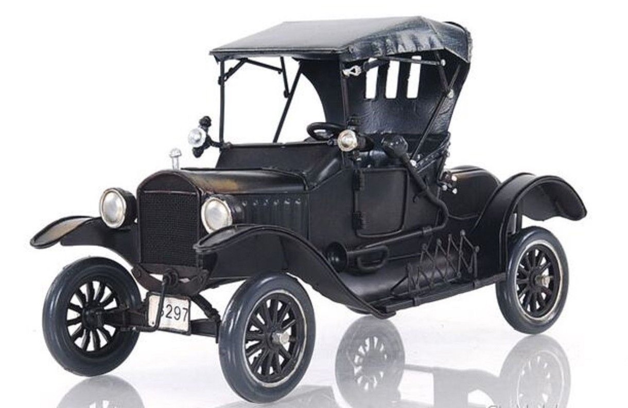 Old Modern Handicrafts Black Ford Model T, One Size