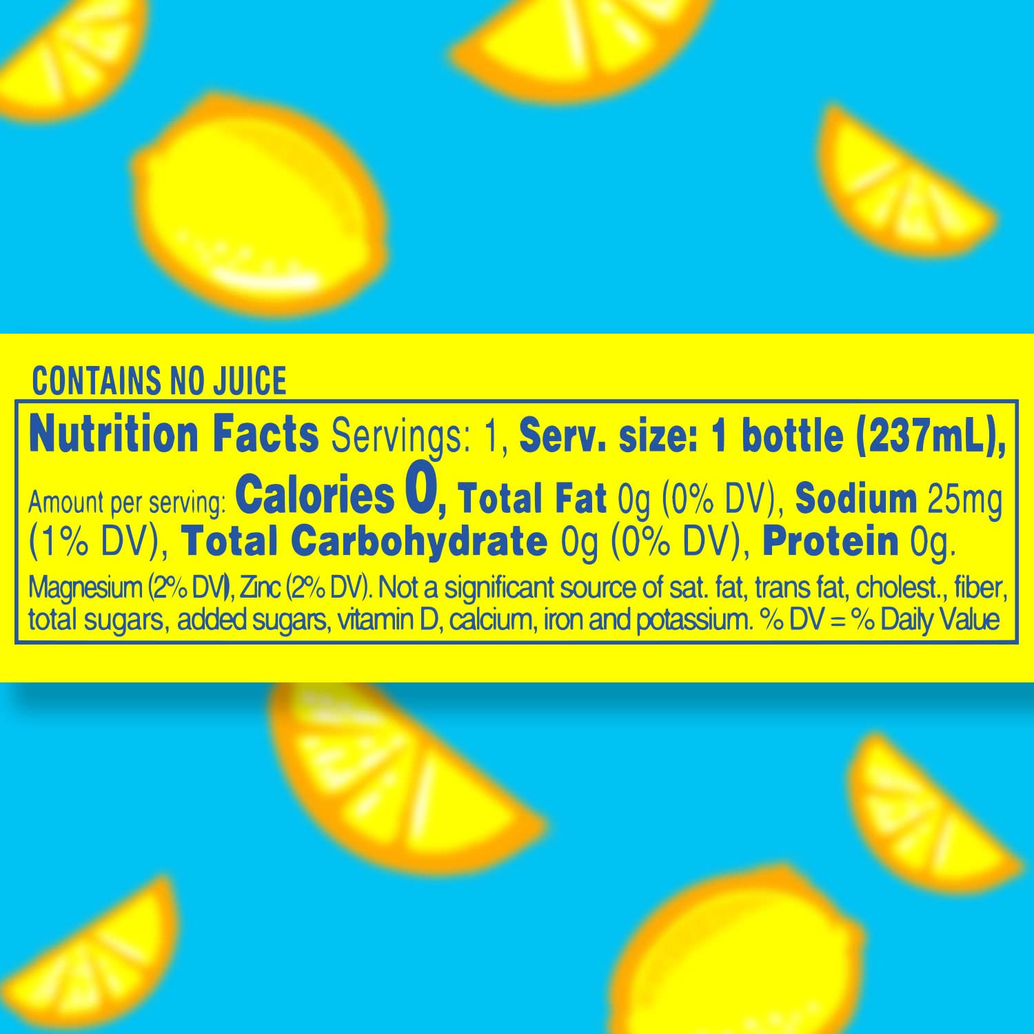 Splash Refresher, Lemon Flavor Water Beverage, 8 Fl Oz Plastic Bottles (24 Count)