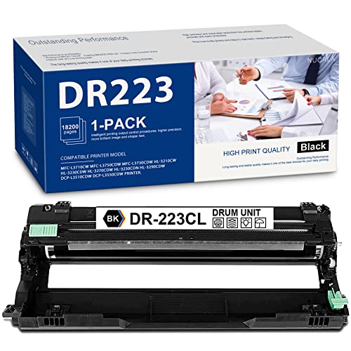BERYINK Compatible High-Yield Drum Unit Replacement for Brother DR-223CL DR223CL DR-223 DR223 MFC-L3730CDW HL-3210CW HL-3230CDW HL-3270CDW HL-3290CDW DCP-L3550CDW MFC-L3770CDW Printer (1-Pack, Black)