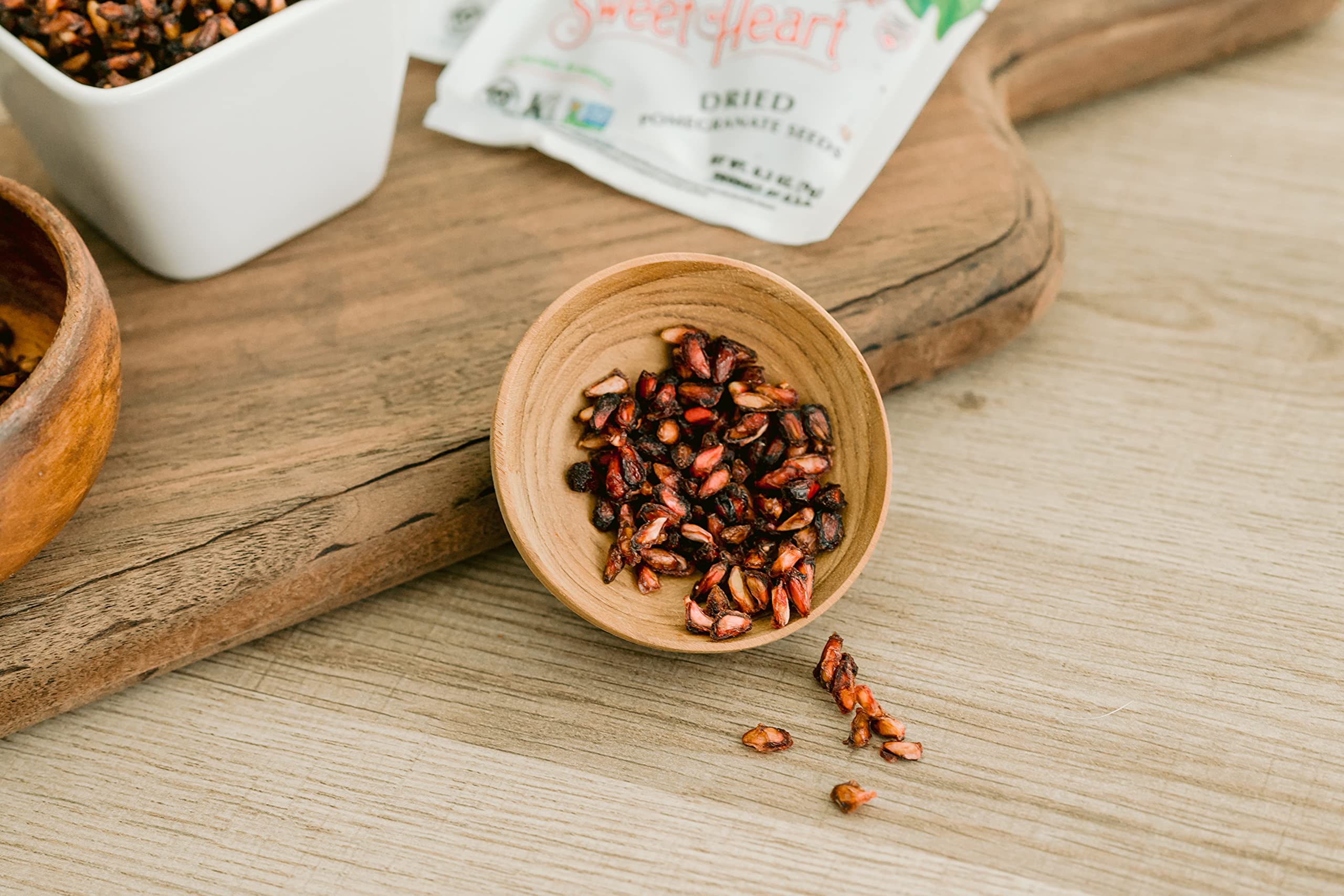 0.3 OZ. SweetHeart Dried Pomegranate Seeds Bags (Pack of 24) | All Natural, No Sugar Added | 100% Fruit | Non-GMO | Vegan | No Refrigeration Needed