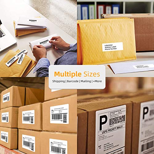 Labelebal 12 Rolls 2-1/8" x 4"(54mm x 101mm) Direct Thermal Labels Compatible with DYMO 30323 Shipping Replacement Labels Compatible for DYMO LabelWriter Printer (220 Labels/Roll)