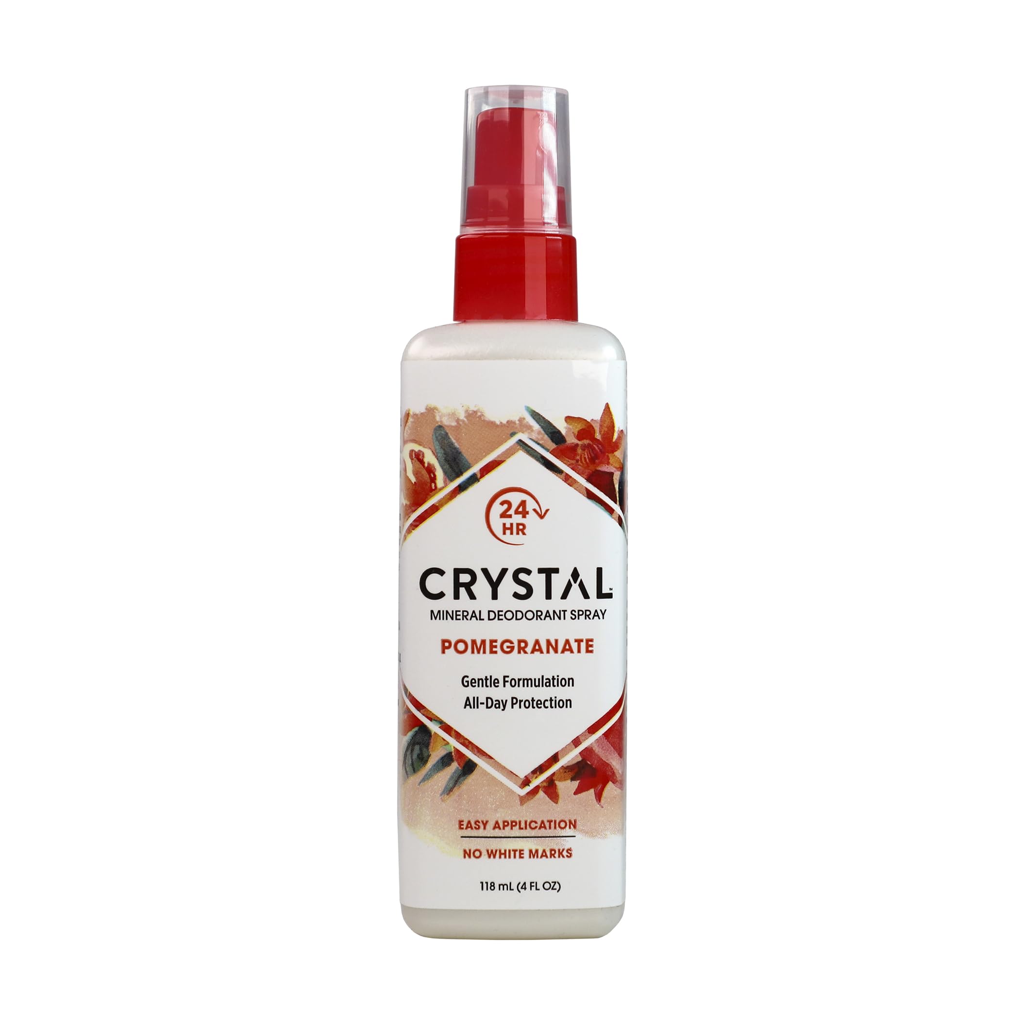 Crystal Essence Deodorant Spray, Pomegranate, 4 oz