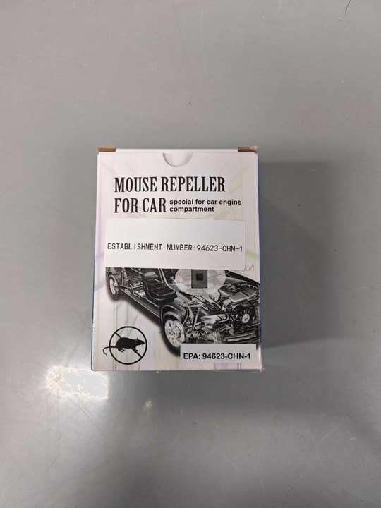 Under Hood Rodent Repeller, Professional Mouse Repellent, Ultrasonic 12V Car Pest Repeller Squirrels, Pack Rat Deterrent for Cars Trucks RV Engine Bay Warehouse Attic with Evictor Strobe Light 2 Pack