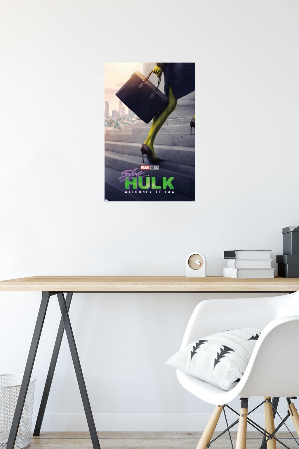 Trends International Marvel She-Hulk: Attorney At Law - Teaser One Sheet Wall Poster, 22.4L x 14.7W, Premium Unframed Version