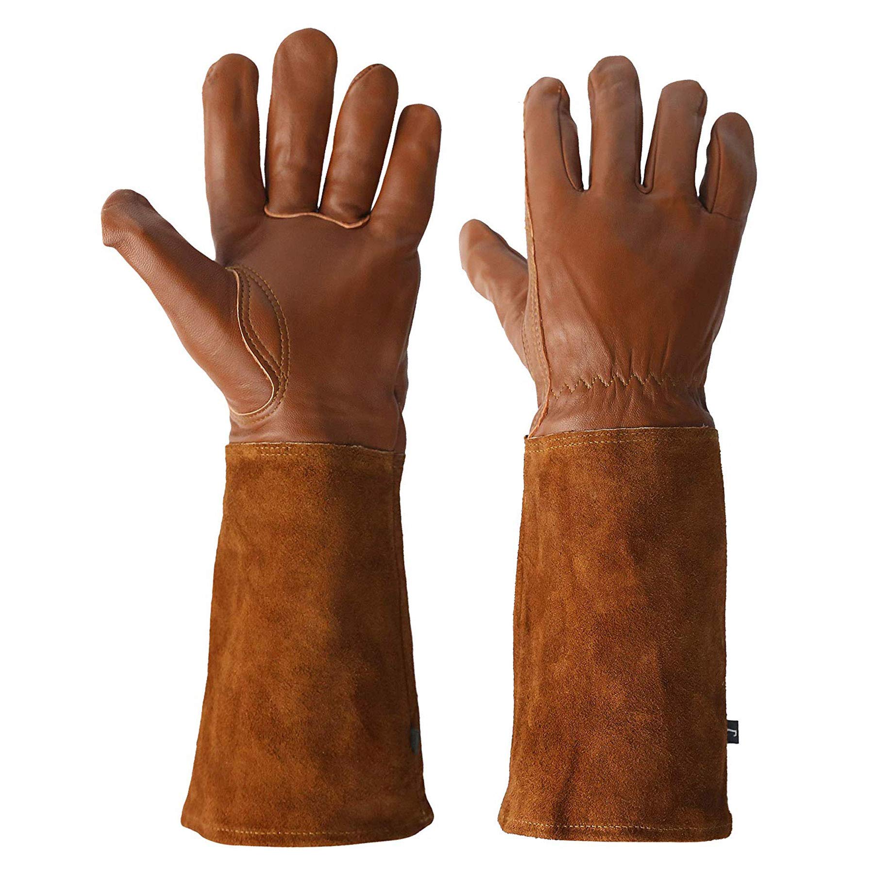 Kim Yuan Rose Pruning Gloves for Men and Women. Goatskin Leather Gardening Gloves