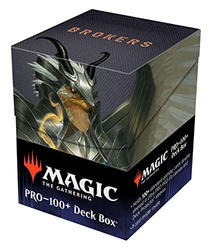 Ultra PRO - Magic: The Gathering - Streets of New Capenna 100+ Deck Box V5 - Protect Your Collectible Trading Cards, Gaming Cards, and Sports Cards in a Safe, Secure Card Deck Box