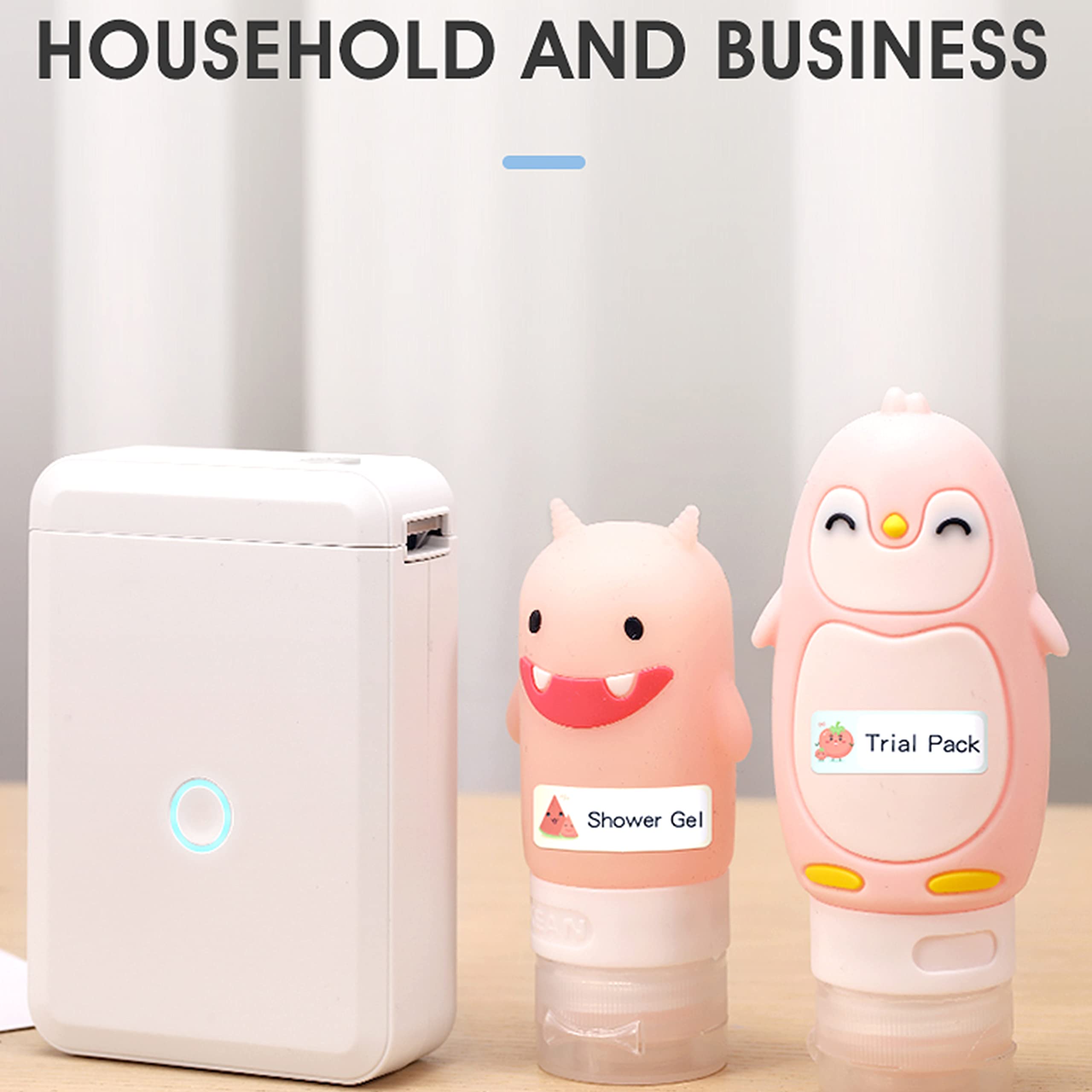 NIIMBOT Label Maker D110 for Small Labels, Smart Sticker Printer, Phone Editing, Automatic Label Recognition, USB Rechargeable