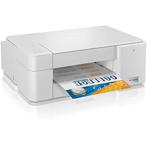 Brother MFC-J1205W INKvestment-Tank Wireless Multi-Function Color Inkjet Printer with Up to 1-Year in Box,white