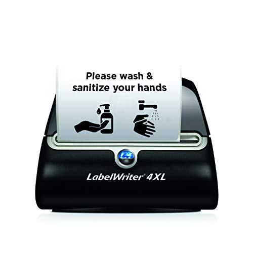 DYMO Authentic LW Extra-Large Shipping Labels for LabelWriter Label Printers, White, 4'' x 6'', 20 Rolls of 220 (4400 Total)