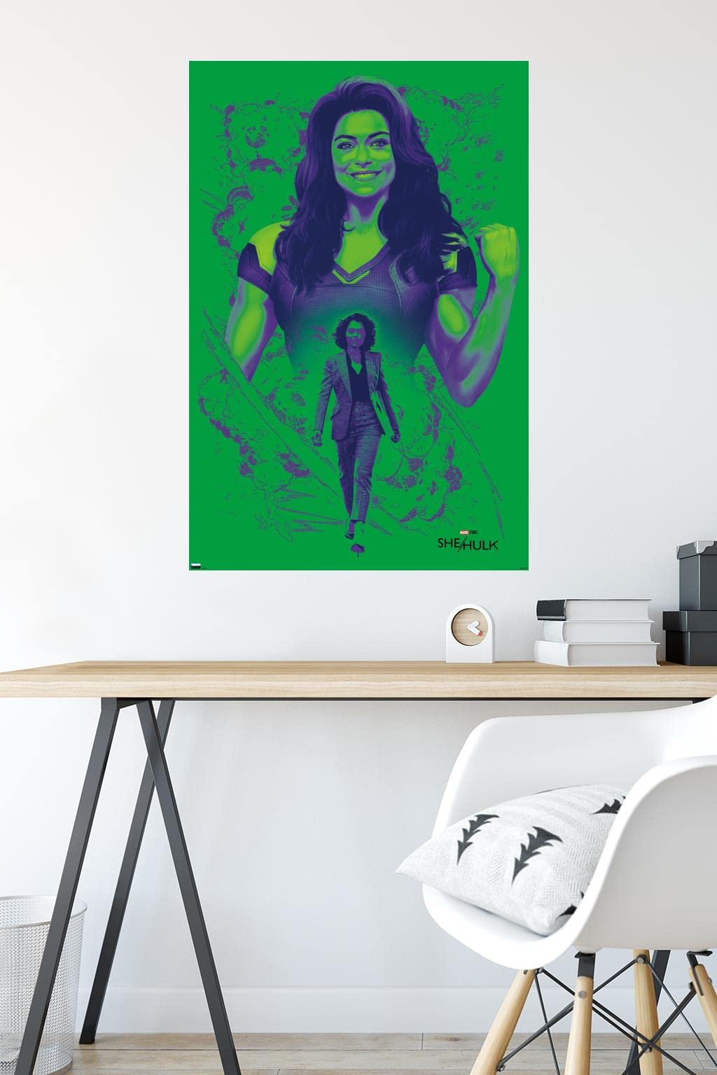 Trends International Marvel She-Hulk: Attorney At Law - Pose Wall Poster, 34L x 22.4W, Premium Unframed Version