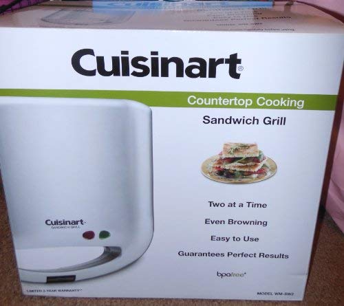 Cuisinart WM-SW2N Dual-Sandwich Nonstick Electric Grill