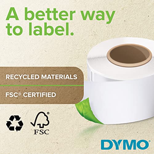 DYMO LW Durable Industrial Labels for LabelWriter 4XL Label Printers, White Poly, 4-1/16” x 6-1/4”, Roll of 200 (1933086)
