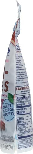 Ocean Spray® Craisins® Pomegranate, Dried Cranberries Infused with Pomegranate Juice, Dried Fruit, 6 Oz Pouch (Pack of 1)