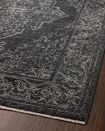 Loloi II Vance Collection Charcoal/Dove 2'-3" x 3'-10" Accent Rug