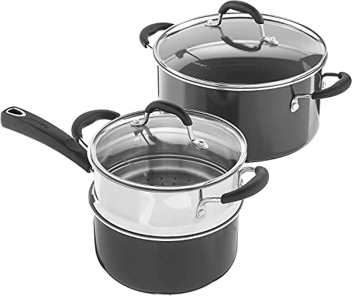 Cuisinart 54C-11BK 11-Piece Set Ceramica XT Nonstick Cookware, Black