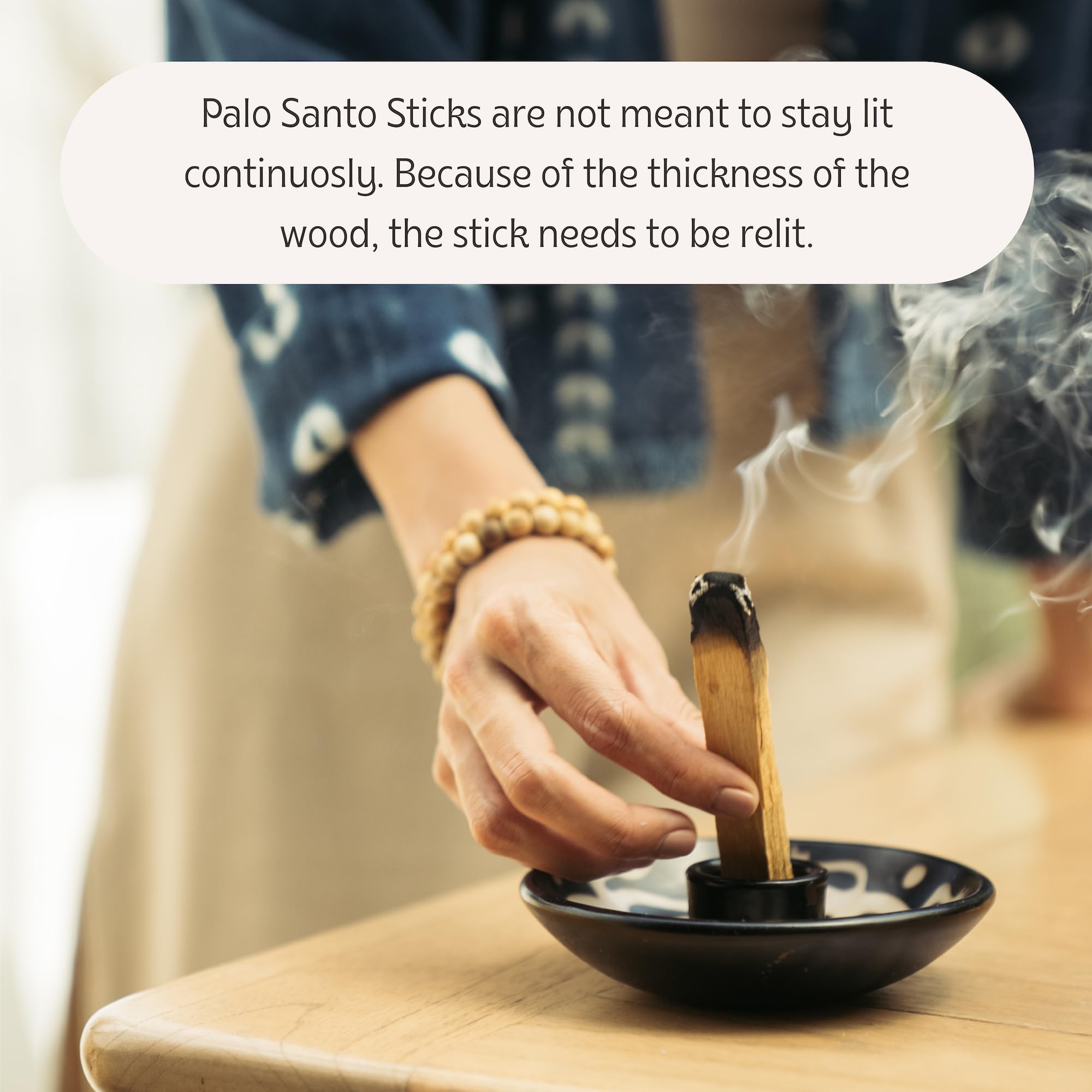 Luna Sundara Palo Santo Smudging Sticks High Resin Palo Santo from Ecuador - Wild Harvested Smudging Sticks