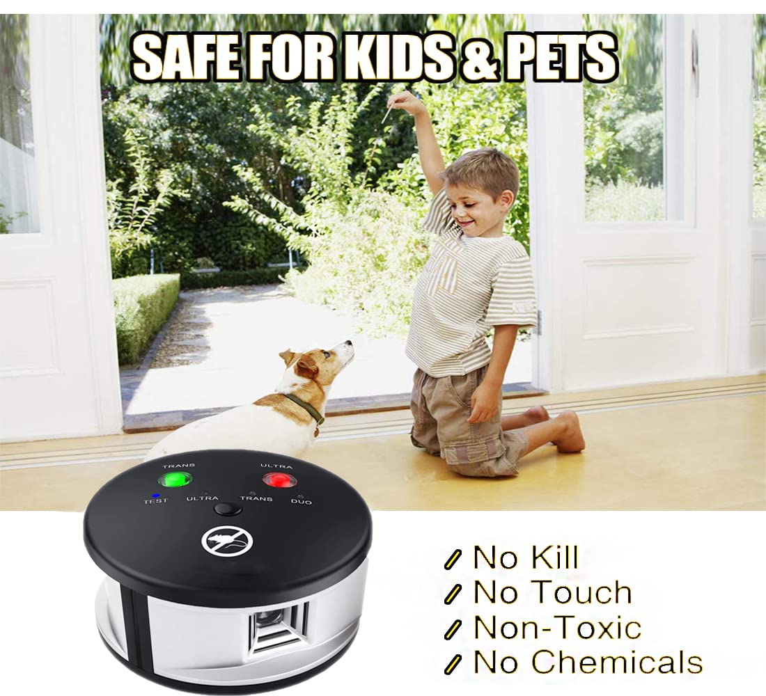 Kemps Ultrasonic Rodent Repellent Indoor Squirrel High-end Electronic Effective Drive Rats, Squirrel, Mouse, Rodents, Etc Suitable for Home, Offices, Hotels, Restaurants, Garages