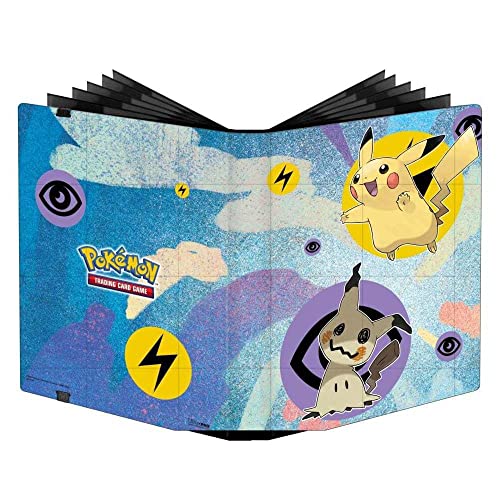 Ultra PRO - PokƩmon Pikachu & Mimikyu 9-Pocket PRO-Binder - Protect Collectible Cards, Trading Cards, & Sports Cards, Side Loading Pockets, Protects & Stores up to 360 Standard Size Cards