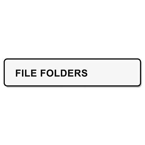 DYMO 30327 LabelWriter 1-UP File Folder Labels, 9/16 x 3 7/16, White, 130/Roll, 2 RL/PK