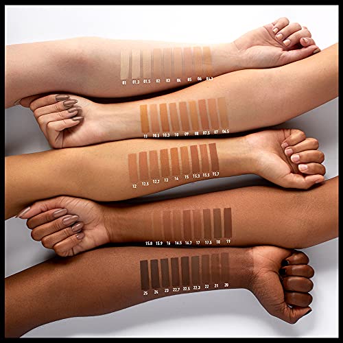 NYX PROFESSIONAL MAKEUP Can't Stop Won't Stop Foundation, 24h Full Coverage Matte Finish - Deep Sable (Pack of 2)