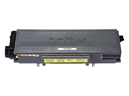 Brother Genuine TN620 2-Pack Standard Yield Black Toner Cartridge with Approximately 3,000 Page Yield/Cartridge