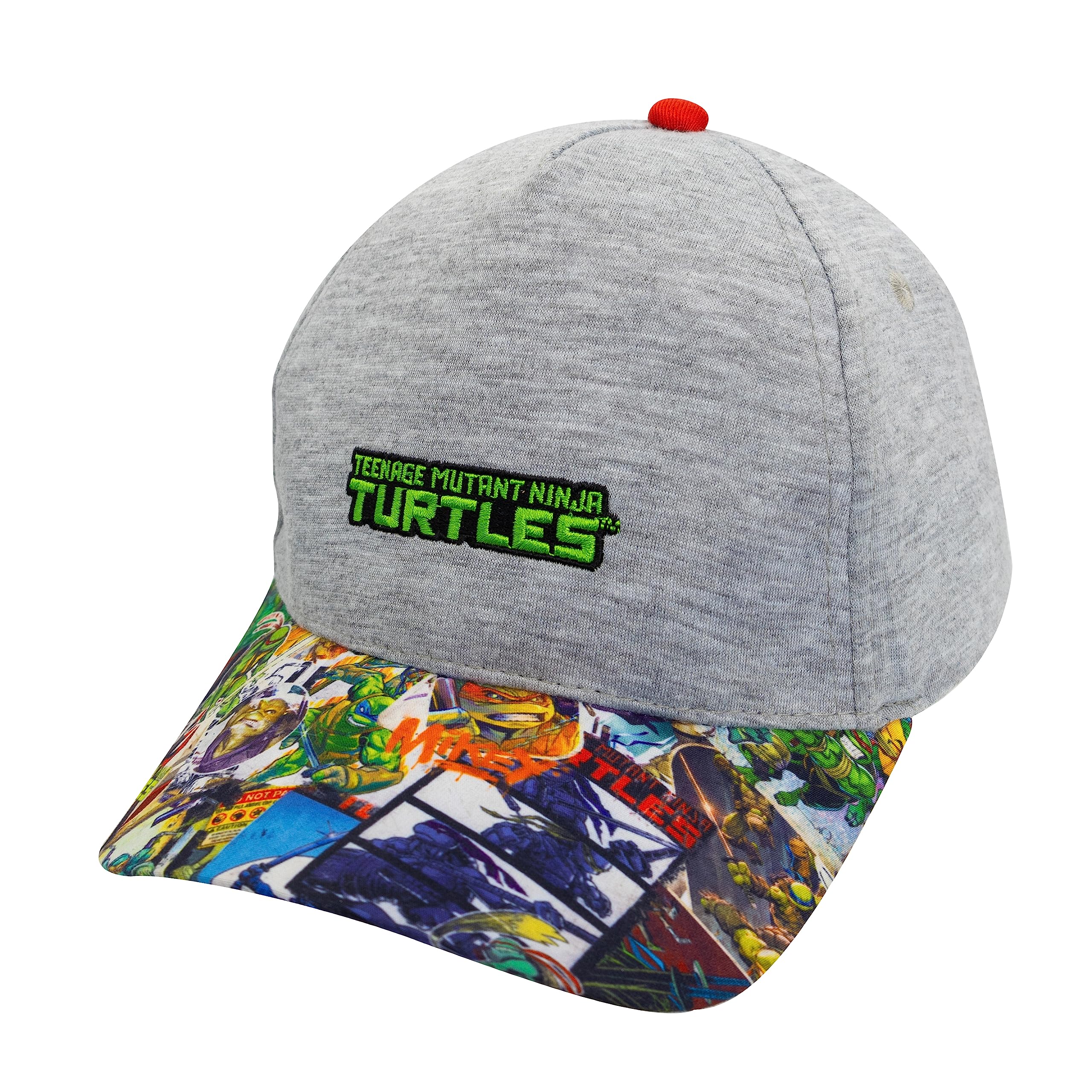 Teenage Mutant Ninja Turtles Boys Baseball Cap, TMNT Kid Adjustable Cotton Hat Multicolor