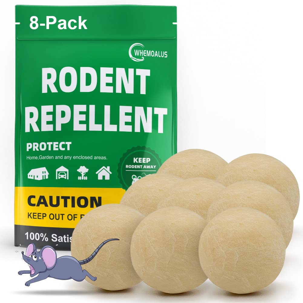 Rodent Repellent,Moth Balls for Rodents,Mice Repellent for House,Mouse Repellent Peppermint,Rat Repellent Outdoor/Indoor,Peppermint Oil to Repel Mice and Rats 8 Pouches/Bag
