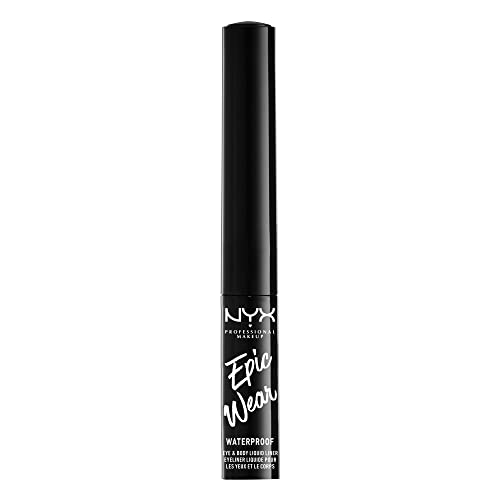 NYX PROFESSIONAL MAKEUP Epic Wear Metallic Liquid Liner, Long-Lasting Waterproof Eyeliner - Teal Metal