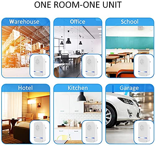 MAIKAILUN 2 Pack Mouse Repellent Ultrasonic Indoor, Bug Repellent, Mice Repellent Plug-ins, Mosquito Roach Bed Bug Ant Insect for Attic Warehouse Indoor Home