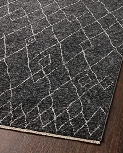 Loloi II Vance Collection VAN-11 Charcoal / Dove, Traditional 11'-6" x 15'-7" Area Rug