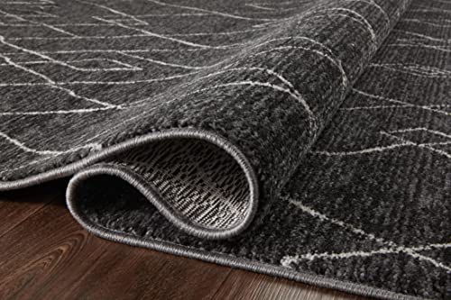 Loloi II Vance Collection VAN-11 Charcoal / Dove, Traditional 11'-6" x 15'-7" Area Rug