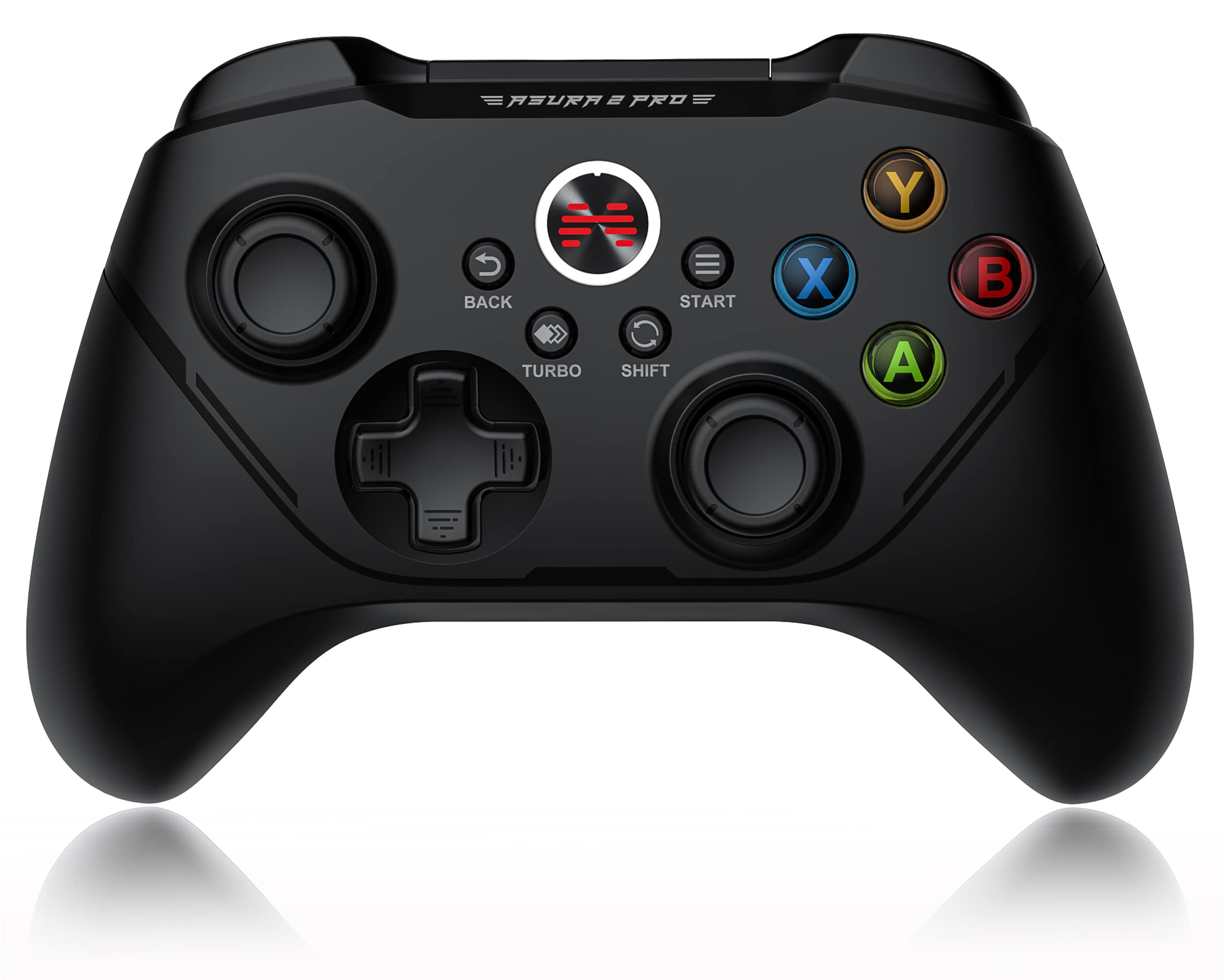 BEITONG Asura 2 Pro PC Gaming Controllers 2.4G Wireless Dual Vibrate Gamepad Joystick For Windows 7 8 10 11,Android TV,Steam,Simulater,Advanced M Buttons/Hall Effect Trigger (Black)