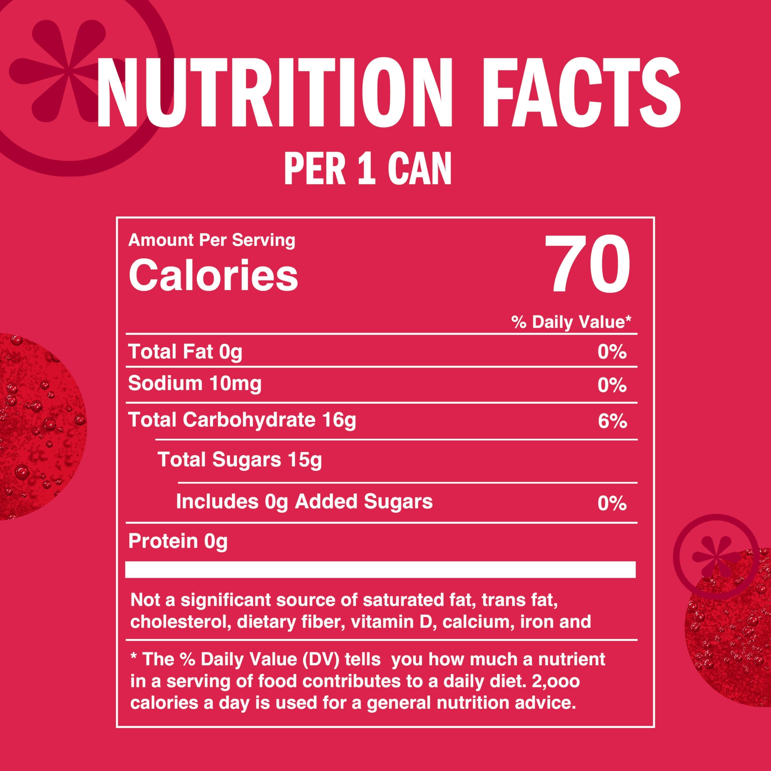 Izze Sparkling Juice, Pomegranate, 8.4 Fl Oz (Pack of 24)