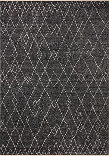 Loloi II Vance Collection VAN-11 Charcoal / Dove, Traditional 11'-6" x 15'-7" Area Rug
