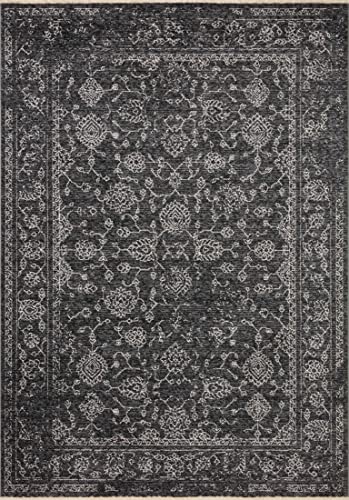Loloi II Vance Collection VAN-09 Charcoal/Dove, Traditional 7'-10" x 10' Area Rug