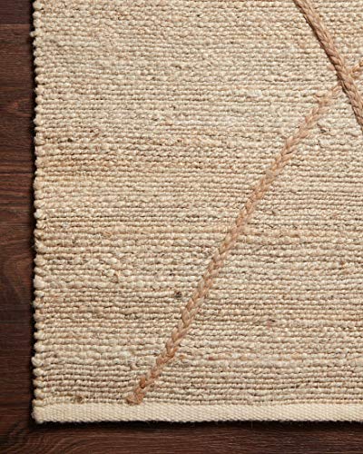 Loloi II Bodhi Collection BOD-05 Natural/Natural, Contemporary 3'-6" x 5'-6" Accent Rug