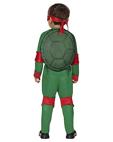Spirit Halloween Teenage Mutant Ninja Turtles Toddler Raphael Costume | Officially Licensed | TMNT | Group Costumes